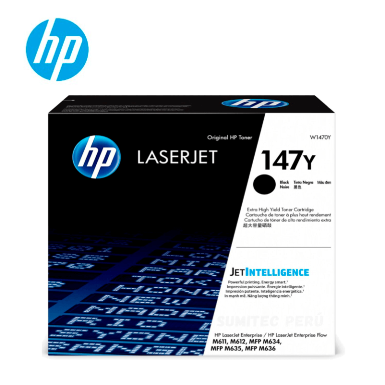 Toner HP W1470Y (147Y) L.J. 107A Black 42,000 paginas – RUSDATA